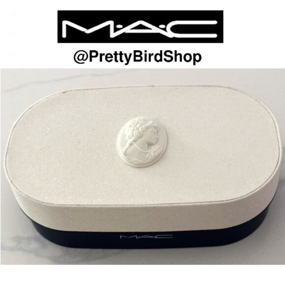 MAC Cosmetics | Bags | Mac Glitter Case Box Silver Makeup Cosmetic ...